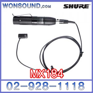 SHURE/슈어 [원사운드] 유선마이크/핀마이크 MX-184/MX184 : 네이버 블로그