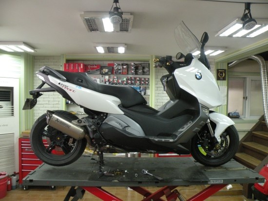브라더모터스 Bmw 비엠 C600s 빅스쿠터 미쉐린 파워퓨어sc Pure Sc 바이크타이어 교환 오토바이타이어 교환