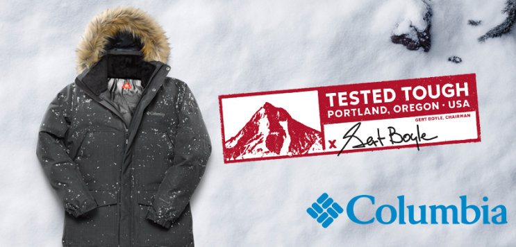 컬럼비아 광고 테스티드터프 TESTED TOUGH 캠페인 : 네이버 블로그