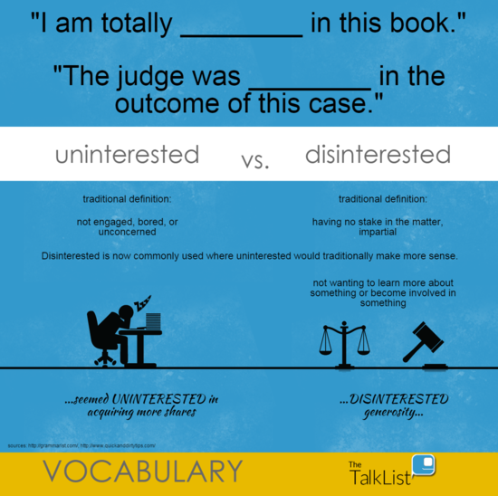 un vs. dis 용법 Uninterested Vs. Disinterested : 네이버 블로그