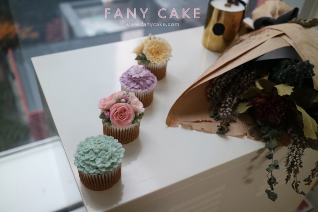파니케이크 컵케이크4구 원데이 수업후기강남 플라워케이크강남 베이킹클래스 네이버 블로그