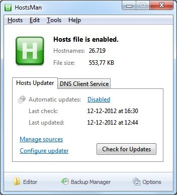 Hosts 파일의 관리 유틸-HostsMan 4.6.103 : 네이버 블로그