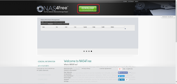NAS [Network-Attached Storage] 운용 프로그램 NAS4FREE : 네이버 블로그