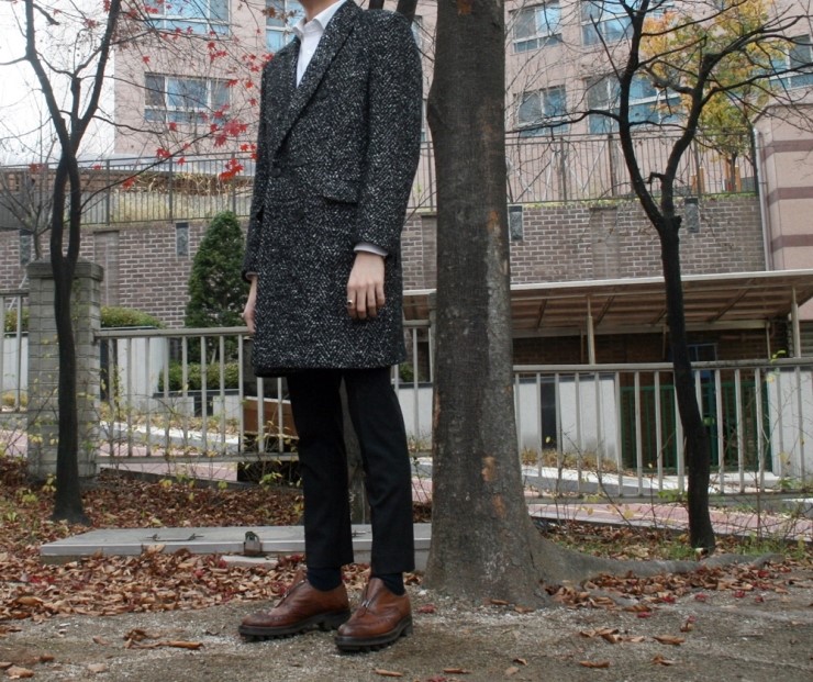 데일리룩 604 남자 패션 블로그 모던이프 코트로 남자 겨울 코트 코디 완성했지 네이버 블로그