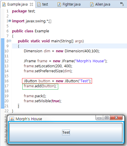 [Java 강의75] 자바 JButton 사용하기 : 네이버 블로그