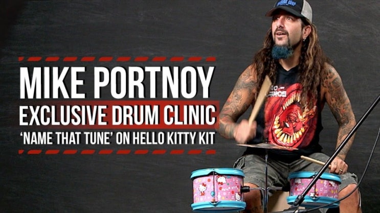 Mike Portnoy Hello Kitty Drum Kit (마이크 포트노이 헬로키티 드럼 셋) : 네이버 블로그