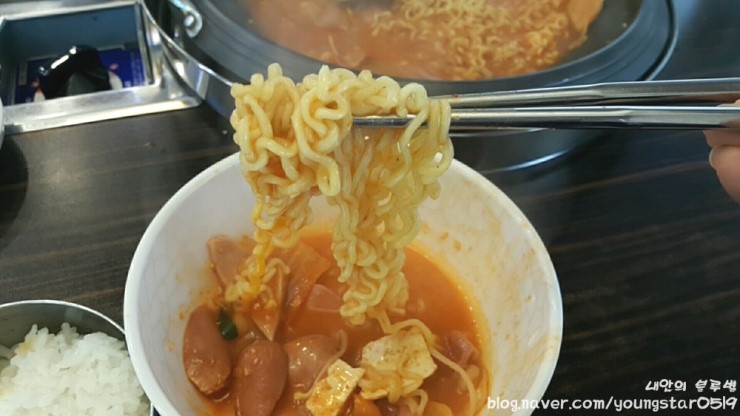 라면사리 무한리필 파주와동동 부대찌개집에 다녀왔어요 네이버 블로그