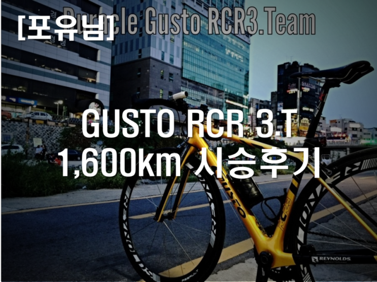 [RCR 3.T] 듀라클 구스토 자전거 RCR 3.Team 1600km 시승후기 : 네이버 블로그