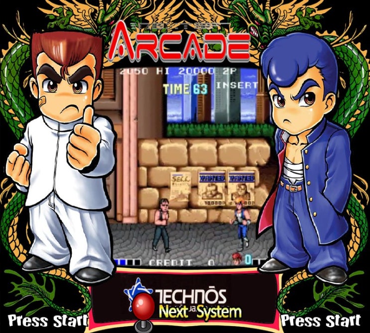 하이퍼스핀에 붙일 Technos Arcade : 네이버 블로그