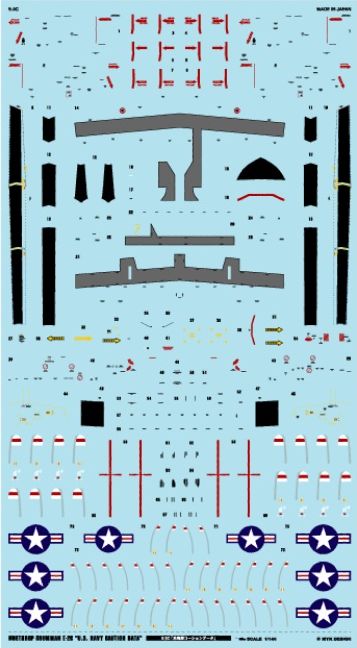 [MYK DESIGN] Decal 1/144 Northrop Grumman E-2C Hawkeye "US Navy Caution ...