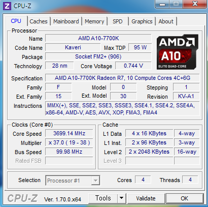 카베리 7850 CPU 및 내장그래픽 성능 : 네이버 블로그