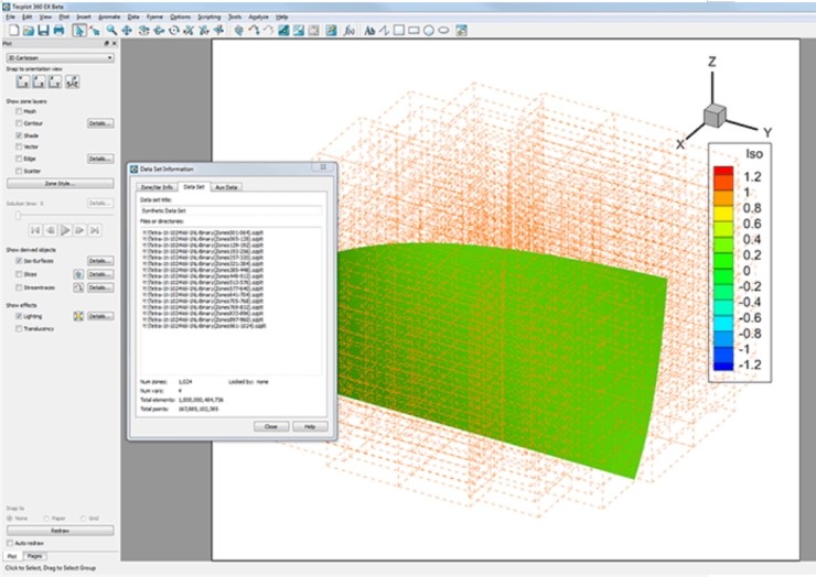 Tecplot 360 EX 1조개의 셀 데이터를 로딩하는데 성공하였다 : 네이버 블로그