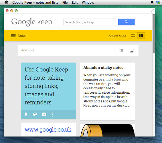 Google Keep Note를 맥에서 써보자 : 네이버 블로그