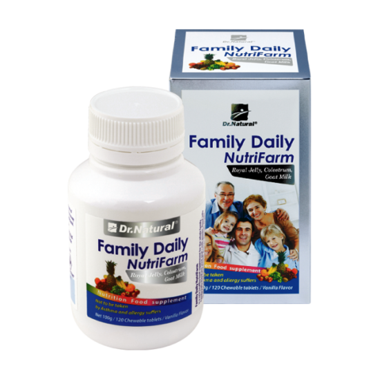 [Dr.Natural] Family Daily NutriFarm (Multi) 120’s(패밀리 데일리 뉴트리팜(멀티) 120 ...