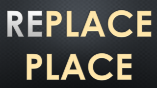 기초 영작2 (replace & place) : 네이버 블로그