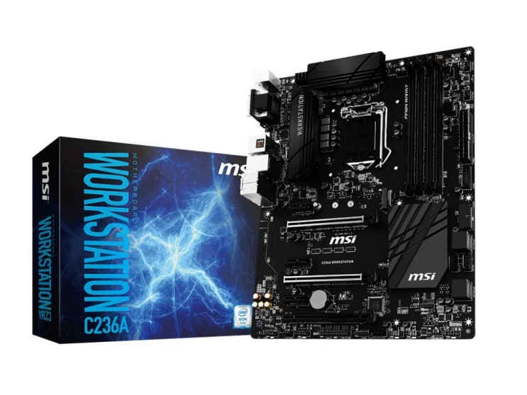 MSI Intel C236 칩셋 워크스테이션용 메인보드 : 네이버 블로그