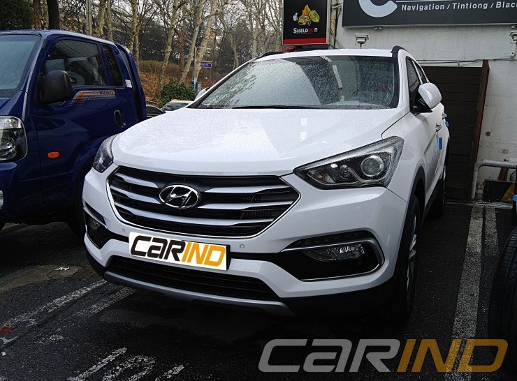 [싼타페 더 프라임] NEEDS X8000 내비게이션 매립 : 네이버 블로그