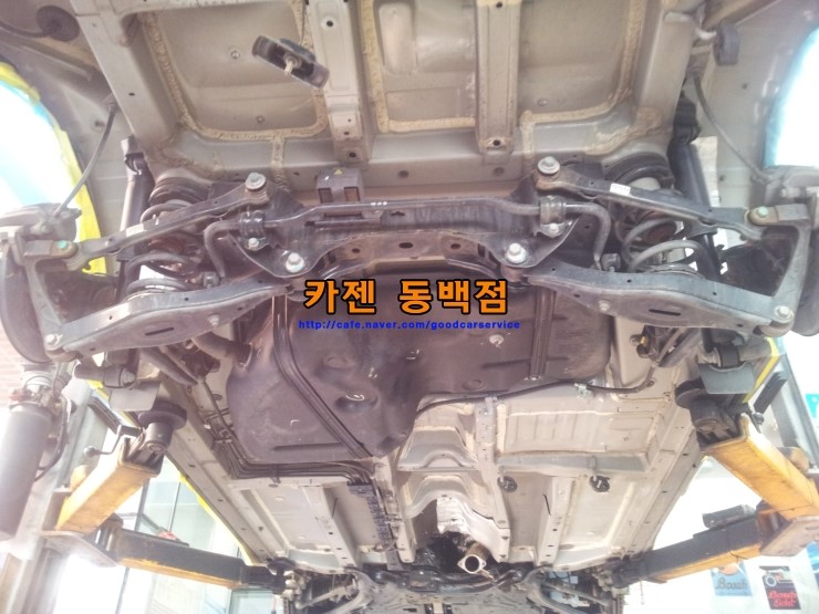 용인 동백 자동차 정비 튠업 전문 카센타 카젠 동백점 싼타페 Dm 언더코팅 작업 휀더 방음 머플러 코팅 동백 언더바디 코팅 부식방지 동백 카센타 동백카센터