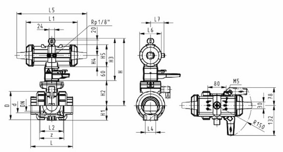 조지피셔 GF / 공압식 볼 밸브(GF Pneumatic Ball Valves) 소개 (3) : 네이버 블로그