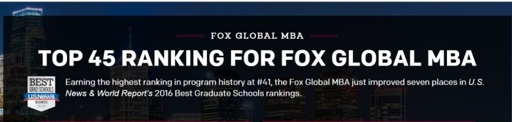 [미국MBA] 미국 탑 랭킹 비즈니스 스쿨 Temple University Fox MBA 입학지원안내 및 템플대학교 조건부입학 ...