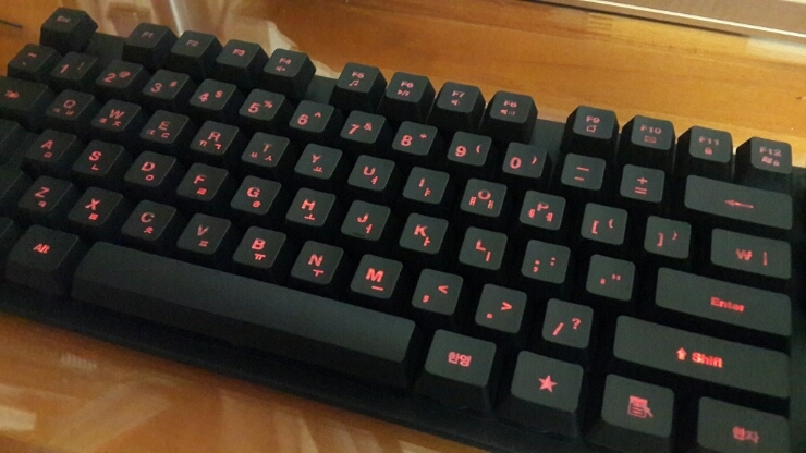 [키보드] 한성컴퓨터 키보드 GTune MBF200 VIKI / LED 백라이트 키보드 / 키보드 추천 : 네이버 블로그