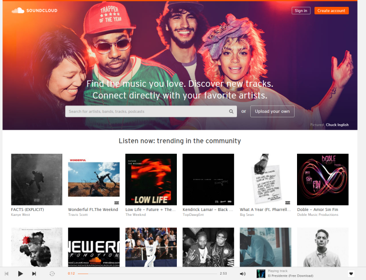 Soundcloud.com 이용해보기. : 네이버 블로그