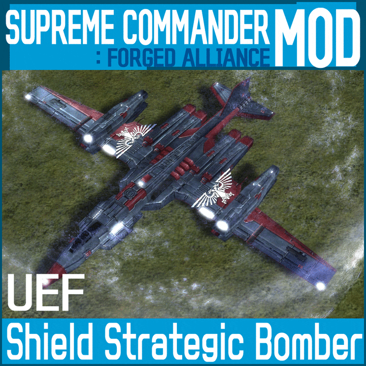 슈프림 커맨더 모드 UEA0304 Shield Strategic Bomber UEF 3테크 쉴드 전략 폭격기 : 네이버 블로그