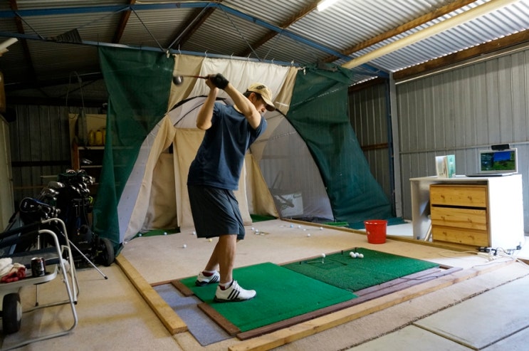 가정용 스크린골프 옵티샷(Optishot) 과 자석식 골프티(Golf Tee) : 네이버 블로그