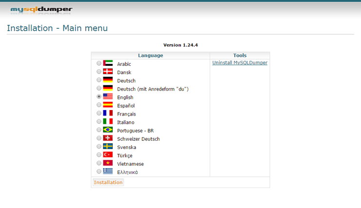 MySQL 데이터베이스 백업 툴 MySQLDumper(PHP, Perl 기반) : 네이버 블로그