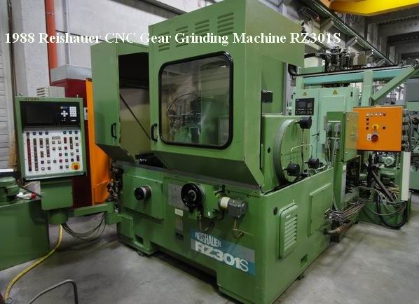 1988 Reishauer CNC Gear Grinding Machine RZ301S : 네이버 블로그