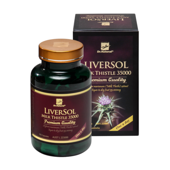 [Dr.Natural] Liversol Milk Thistle 35000 100’s(리버솔 밀크티슬 35000 100’s ...
