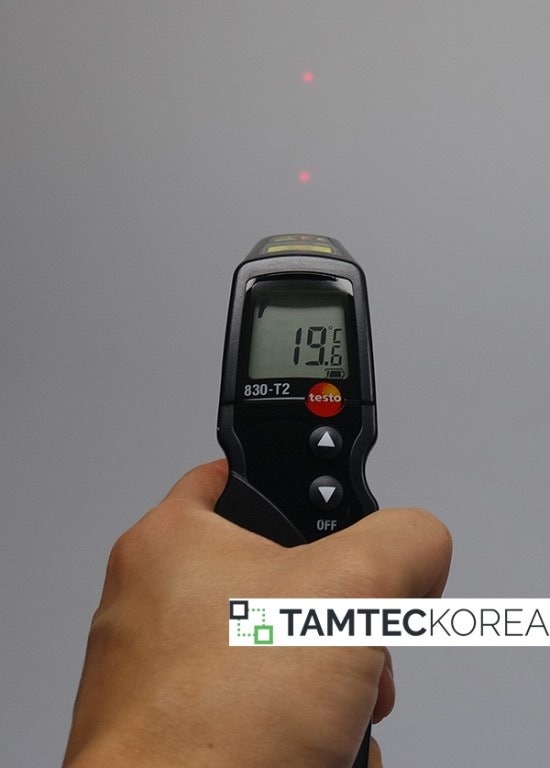 testo 830T2 적외선온도계, testo 830T, 방사 온도계, 비접촉 온도계, testo, 테스토, 적외선 온도계 ...