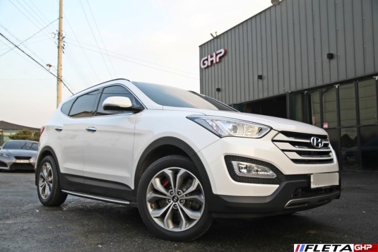 [ GHP Tuning ] 싼타페DM 브렘보 OEM CTS-V 6P + 4P 브레이크 + J5 380mm 디스크로터 셋팅과 PWR 인터쿨러 & 미션쿨러 셋팅 그리고 ECU ...