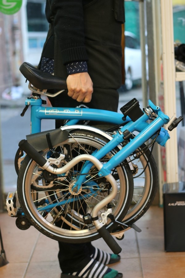 [판매완료] 2015년 브롬톤 M3L 라군블루 : 네이버 블로그