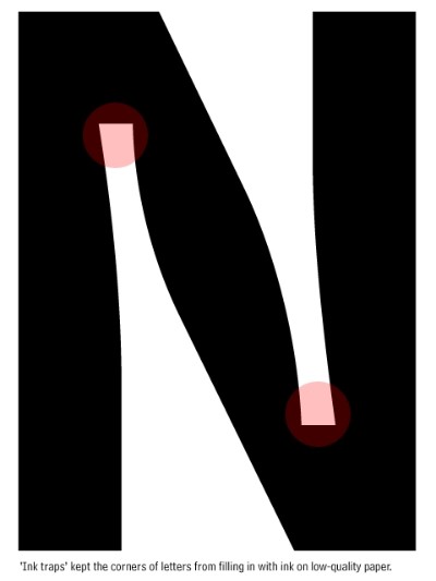 [디자인싹] 작은 글자를 더욱 뚜렷하게! '잉크트랩' : 네이버 블로그