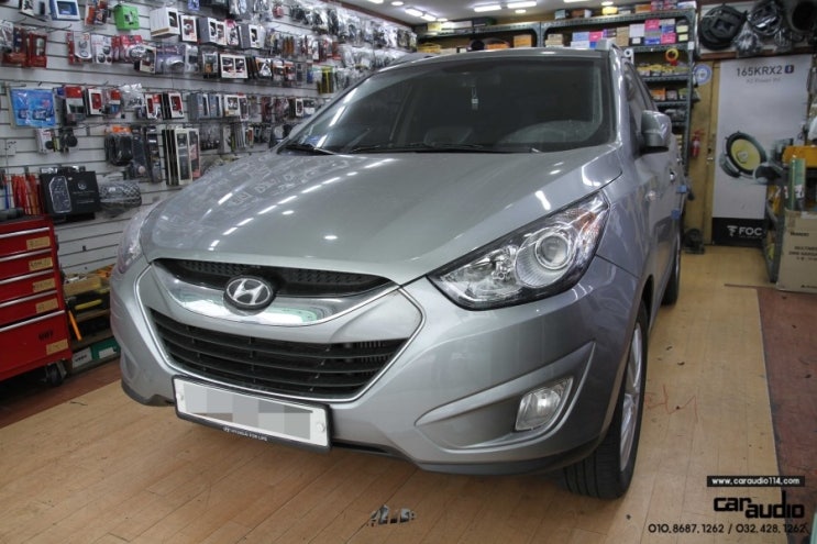 투싼 만도 MP700 네비게이션매립과 CCE 앰프일체형 바닥우퍼 인천카오디오 추천 전문점 : 네이버 블로그