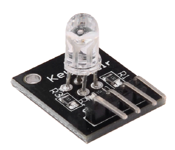 RGB LED 사용하기 (풀 컬러 디스플레이 모듈)(Keyes)(3색 LED)(RGB 캐소드타입)[아두이노 강좌] : 네이버 블로그