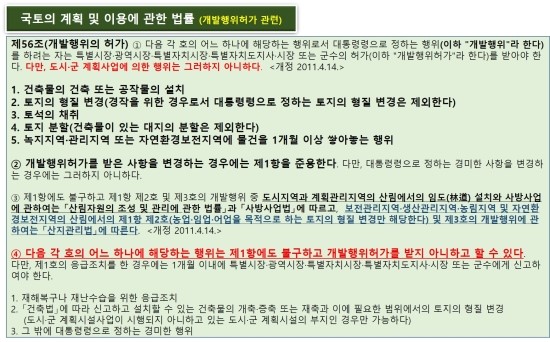 개발행위 허가를 받지 않아도 되는 행위개발행위허가 운영지지침 네이버 블로그