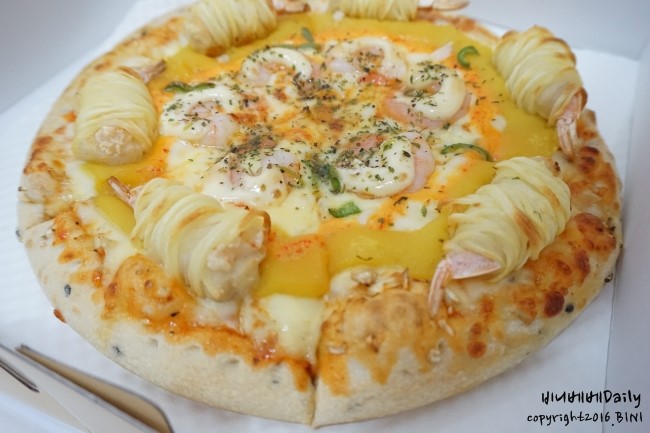 저녁야식추천 59쌀피자 씨푸드골드 저렴하고 맛있다 : 네이버 블로그