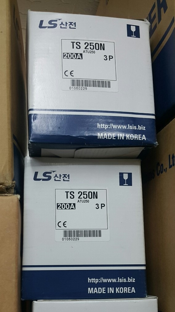 LS산전 SUSOL MCCB 수솔 배선용 차단기 3P 200A TS250N ATU250 200A 3P 신품 미사용 염가판매 ...