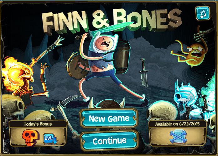 카툰네트워크 어드벤처타임 게임 - 핀과 해골들 (Finn & Bones) : 네이버 블로그