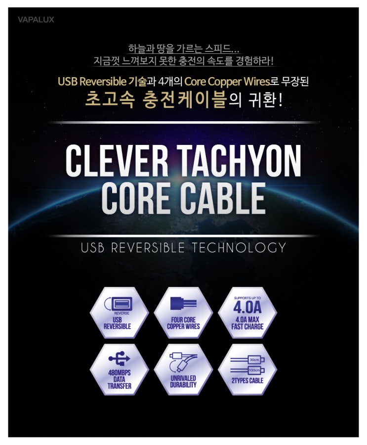 [바이퍼럭스] Clever Tachyon Core Cable 사용기 : 네이버 블로그