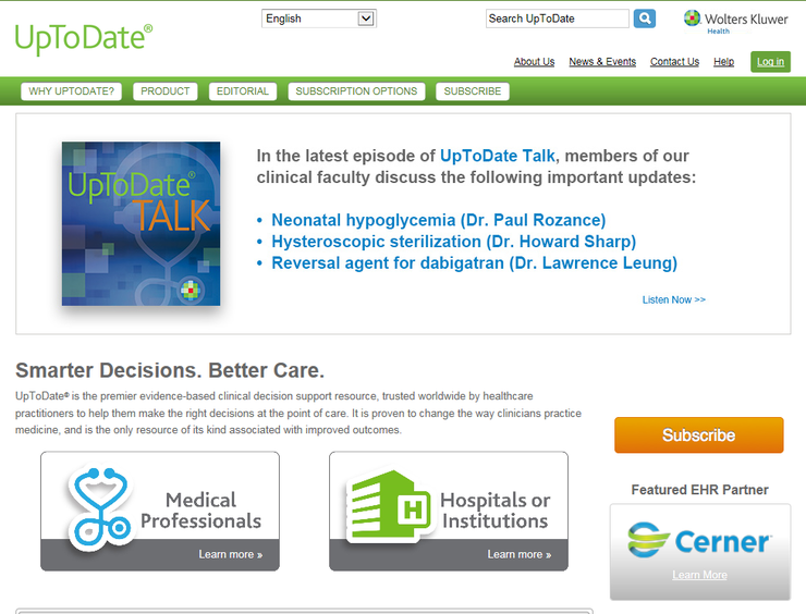 uptodate 요새 다시 애용하는 의학자료들 : 네이버 블로그