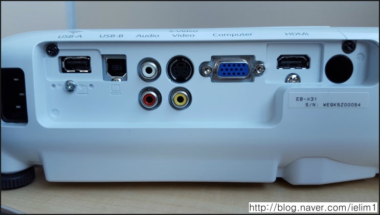 [EPSON EB-X31빔프로젝터] 동부화재 군포 EB-X31빔프로젝터 수동120인치 울트라매트 스크린 설치후기 : 네이버 블로그
