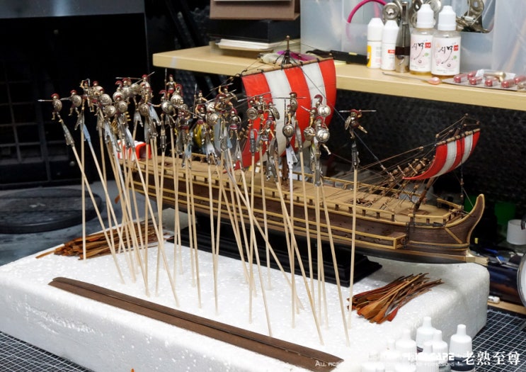 1/72 Greek Triera / zvezda - 지옥의 인형만들기 +군선 자잘한것들 - 05 : 네이버 블로그