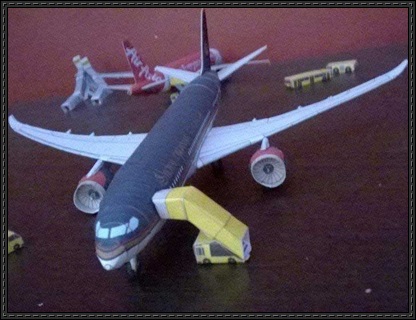 Royal Jordanian Boeing B787 Dreamliner 종이 모형 전개도 : 네이버 블로그