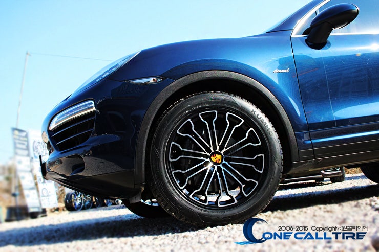 ZEK P918 모델 20인치 포르쉐 카이엔에 장착 , 255 50 20 KL33 타이어 조립 , 포르쉐타이어 , 포르쉐휠 ...