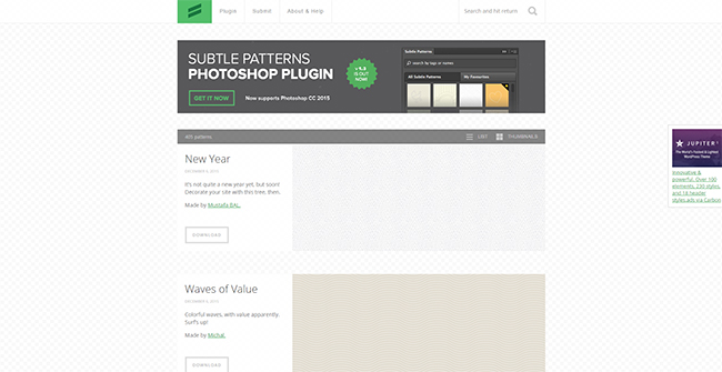 패턴 사이트(Subtle Patterns) : 네이버 블로그