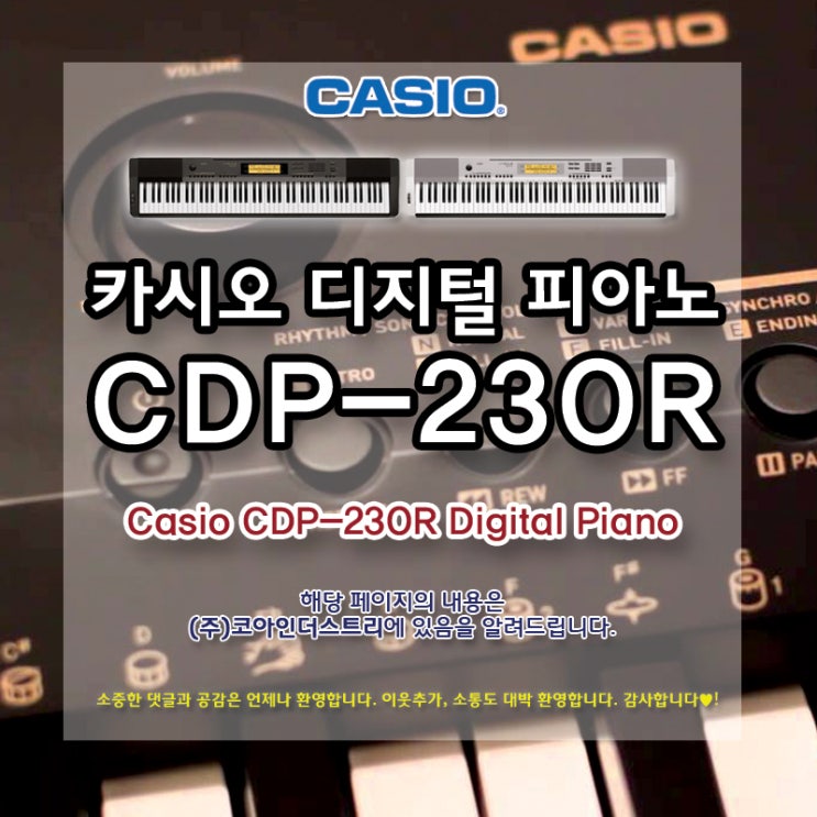 카시오 CDP-230R 디지털 피아노 (Casio CDP230R Digital Piano) : 네이버 블로그
