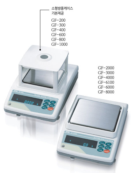정밀전자저울/GF-200/GF-300/GF-400/GF-600/GF-800/GF-1000/GF-2000/GF-3000/GF ...